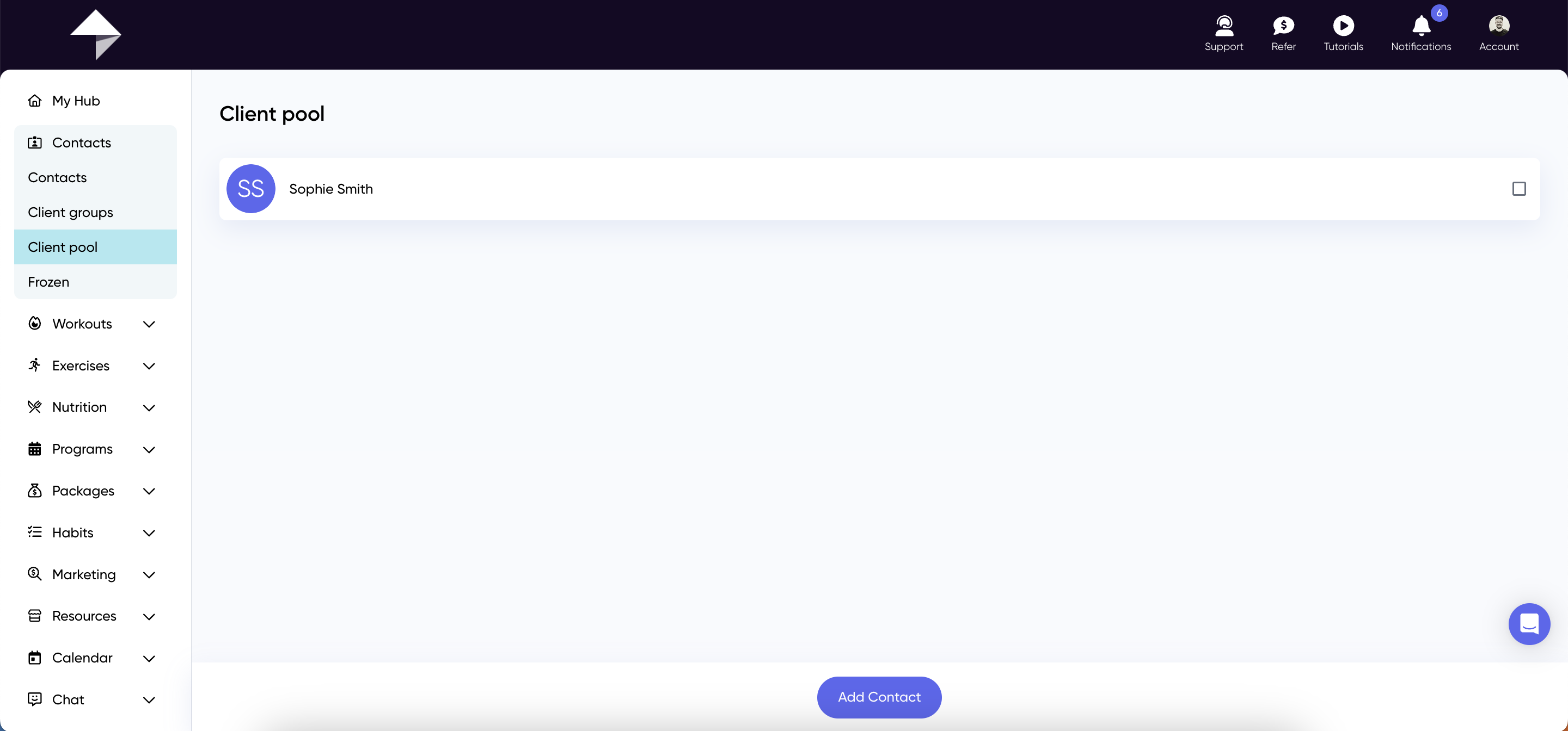 How to create a Client Pool – My PT Hub